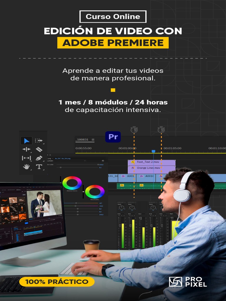 Curso en línea para aprender a editar videos de manera profesional con Adobe Premiere | PDF ...