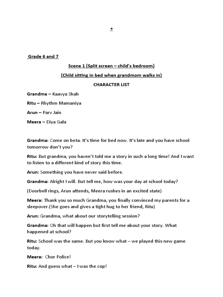 GR 6 and 7 Script Final Draft | PDF