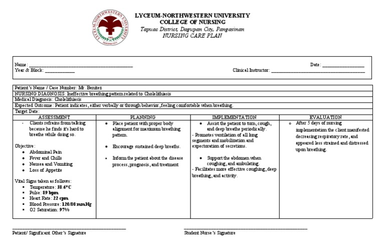 NCP Ineffective Breathing Pattern | PDF | Breathing | Epidemiology