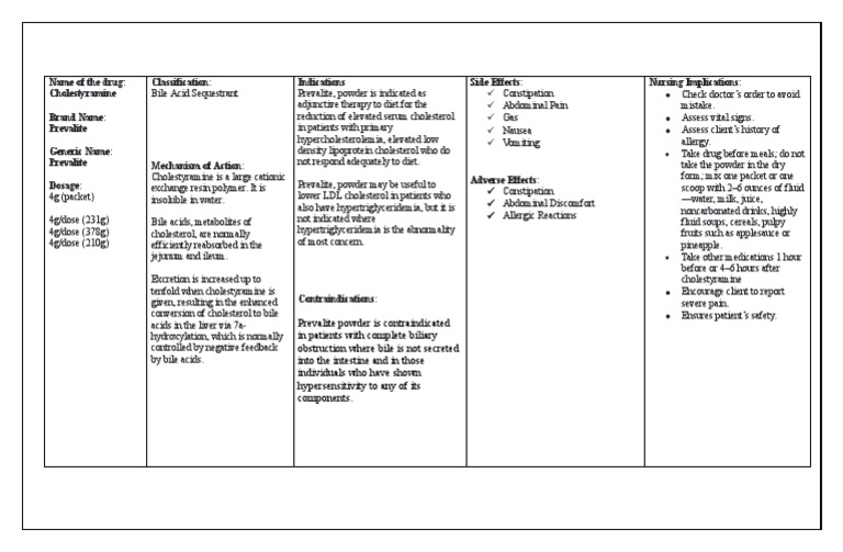 Prevalite DS | PDF | Cholesterol | Hypercholesterolemia
