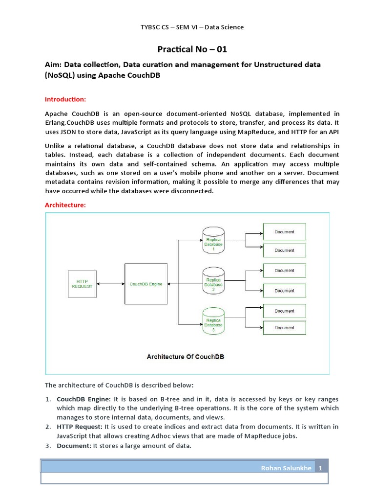 Practical No - 01: Aim: Data Collection, Data Curation and Management For Unstructured Data ...