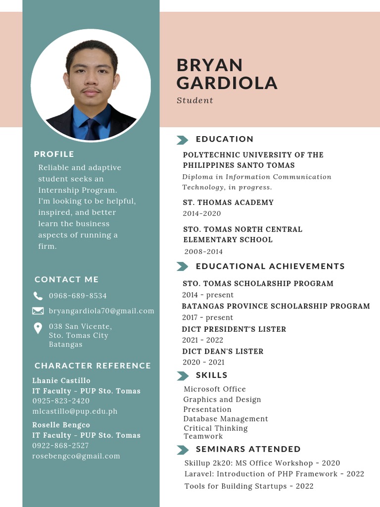 Curriculum Vitae Example | PDF