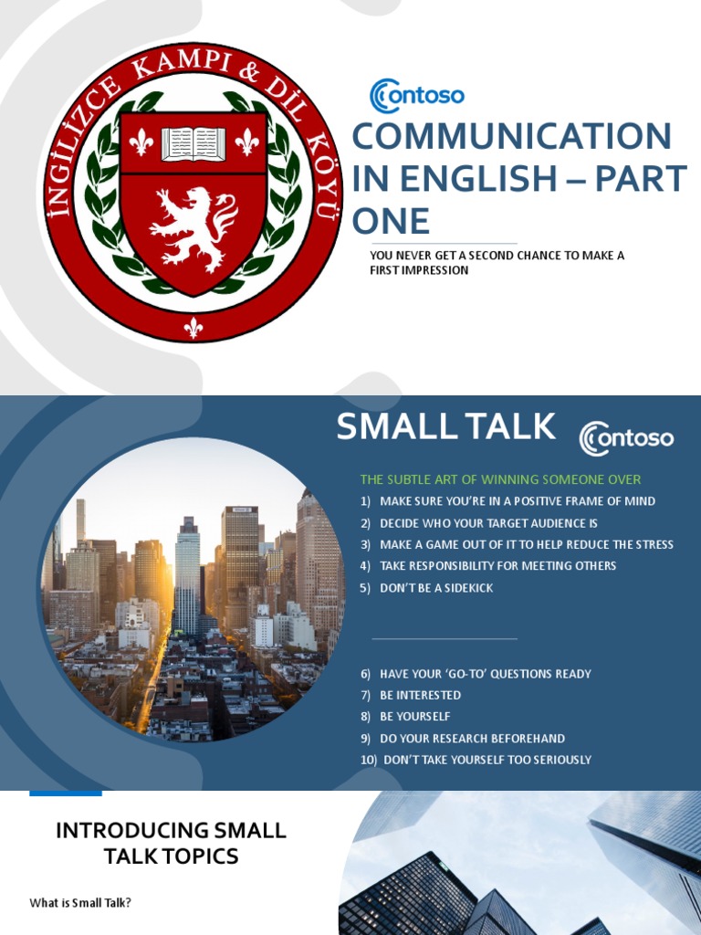 Communication in English - Part One | PDF | Cross Cultural ...