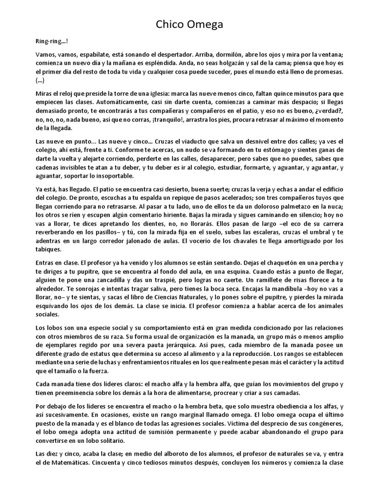 Chico Omega | PDF | Biología
