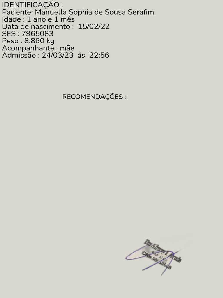 Prescrição Médica 1 1 Pdf