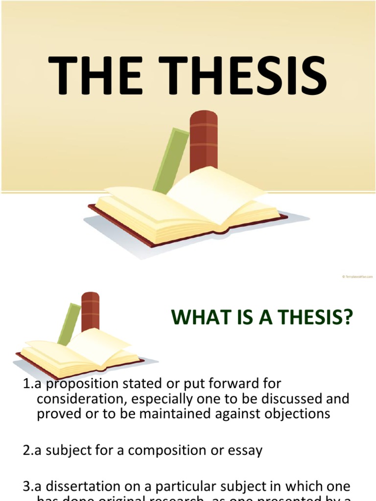 The Thesis | PDF | Thesis | Data