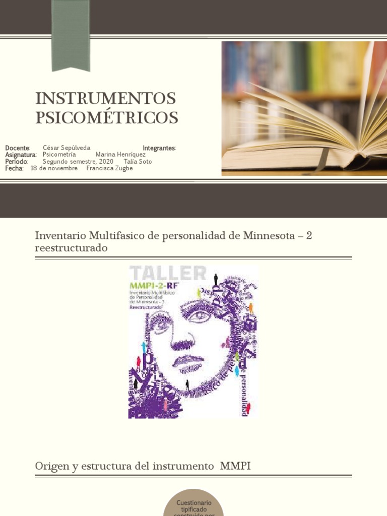 Mmpi - 16PF - WCST | PDF | Ciencias del comportamiento | Cognición