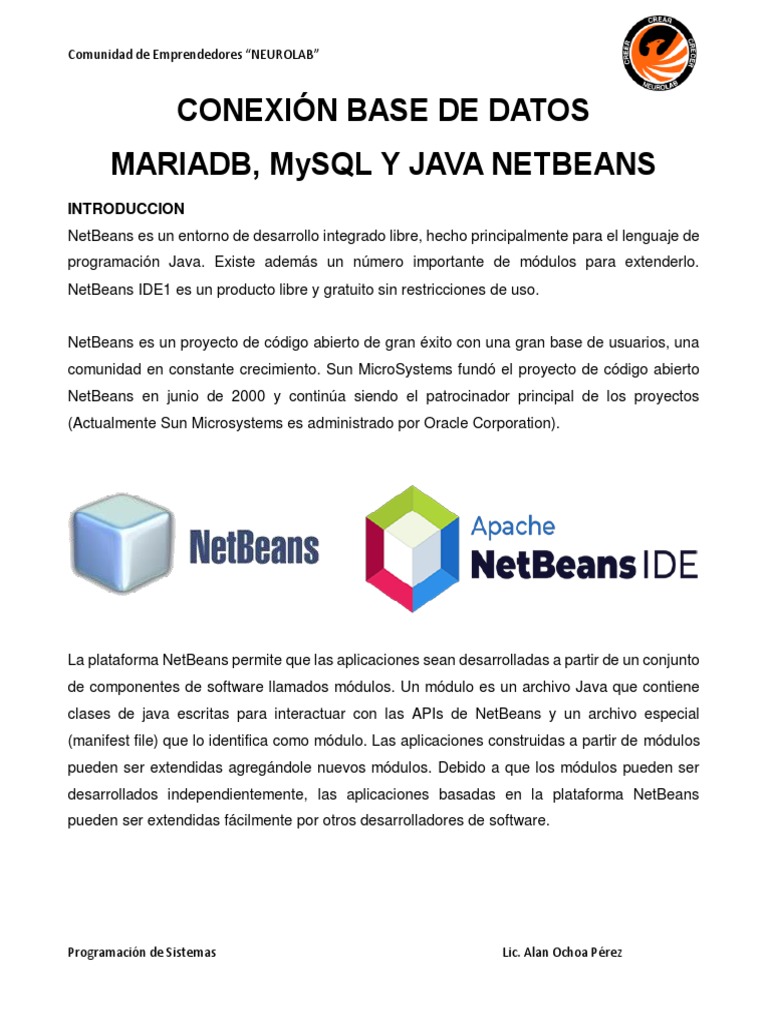 Laboratorio 9 Phpadmin + Java | PDF | Aplicaciones y software | Frijoles Netos
