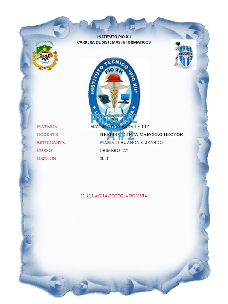 Caratula de La Isec Pio Xii | PDF