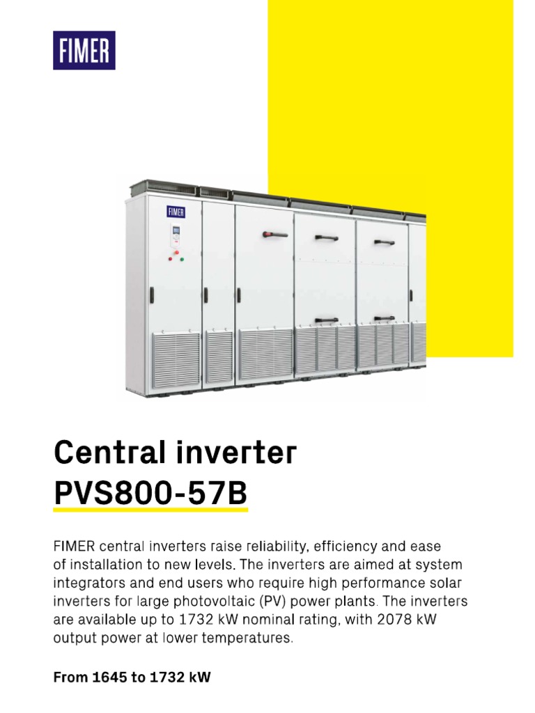 Abb Fimer PVS800 57 | PDF