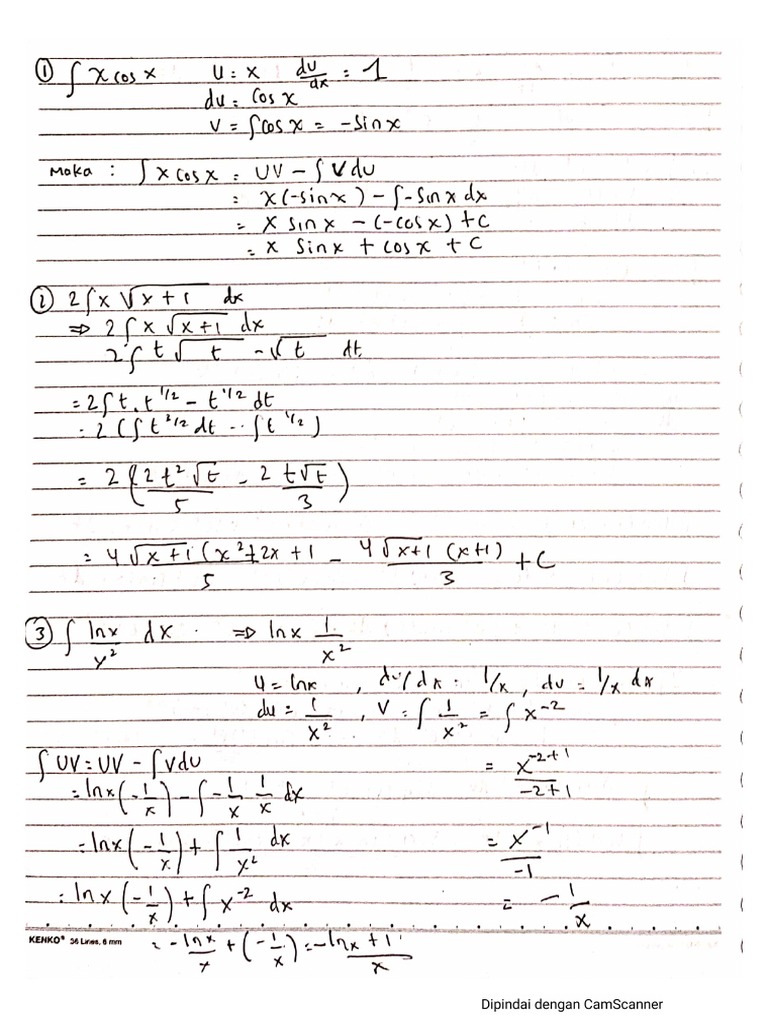 Integral Parsial | PDF