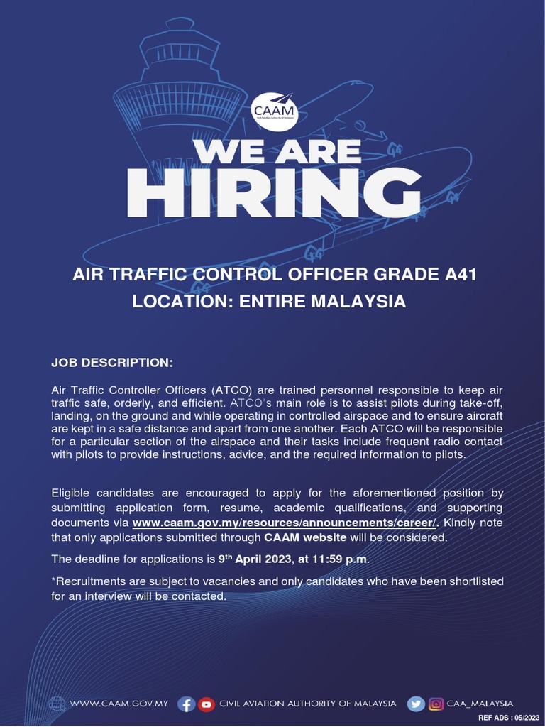 Air Traffic Control Officer Grade A41 | PDF