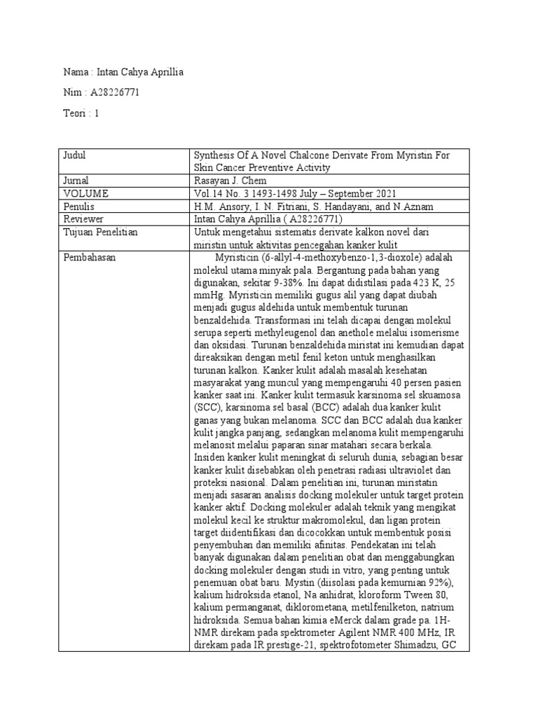 Review Jurnal Koo - Intan Cahya Aprillia - A28226771 | PDF