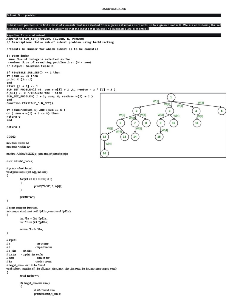 BACKTRACKING | PDF | Teaching Methods & Materials