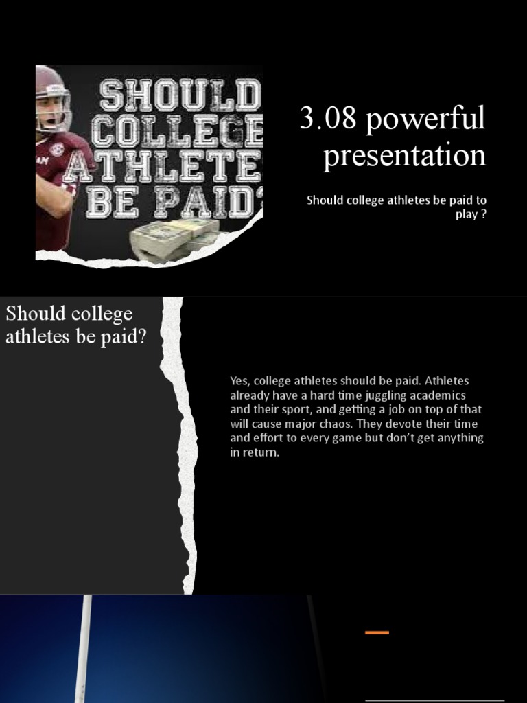 Should College Athletes Be Paid? | PDF
