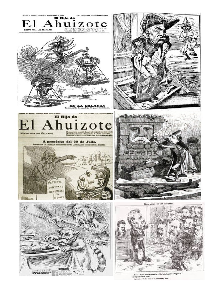 Caricaturas Porfiriato, El Hijo Del Ahuizote | PDF