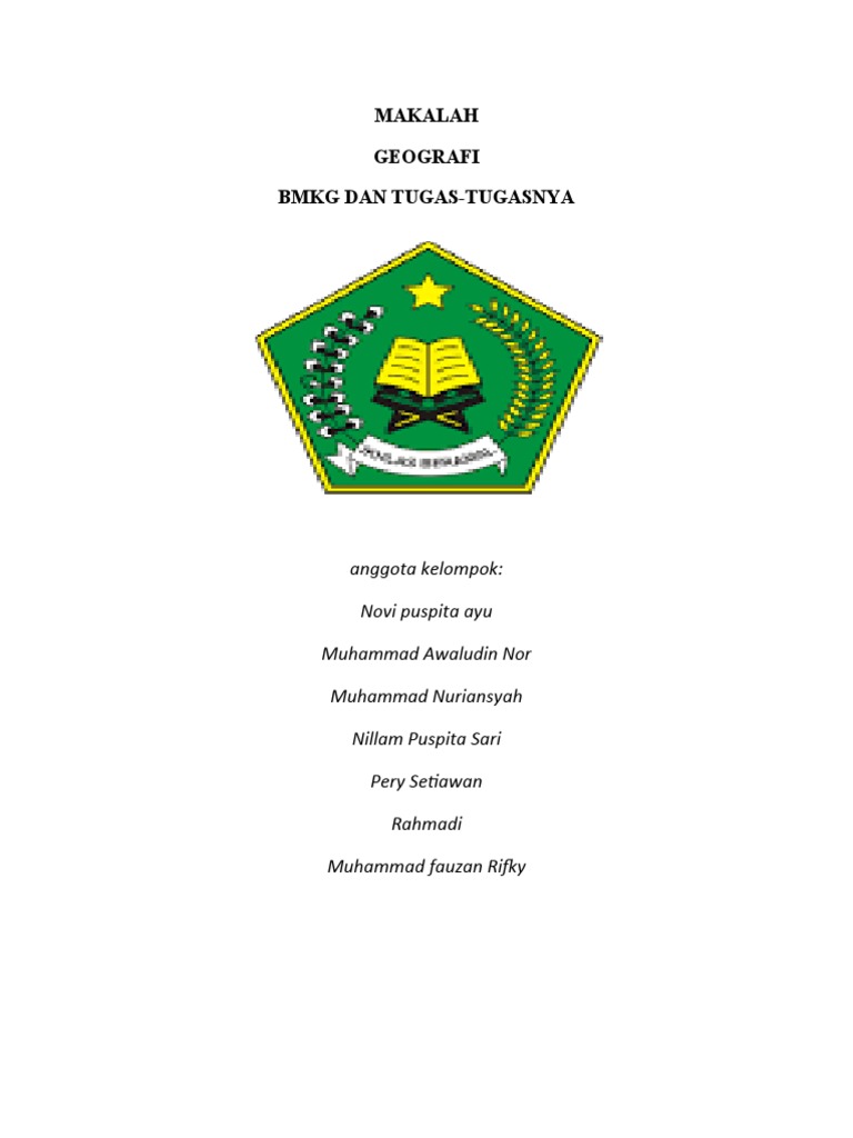 Tugas dan Fungsi BMKG di Indonesia | PDF