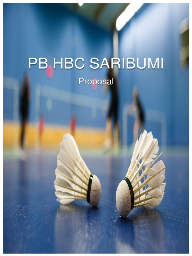 Proposal Badminton HBC | PDF