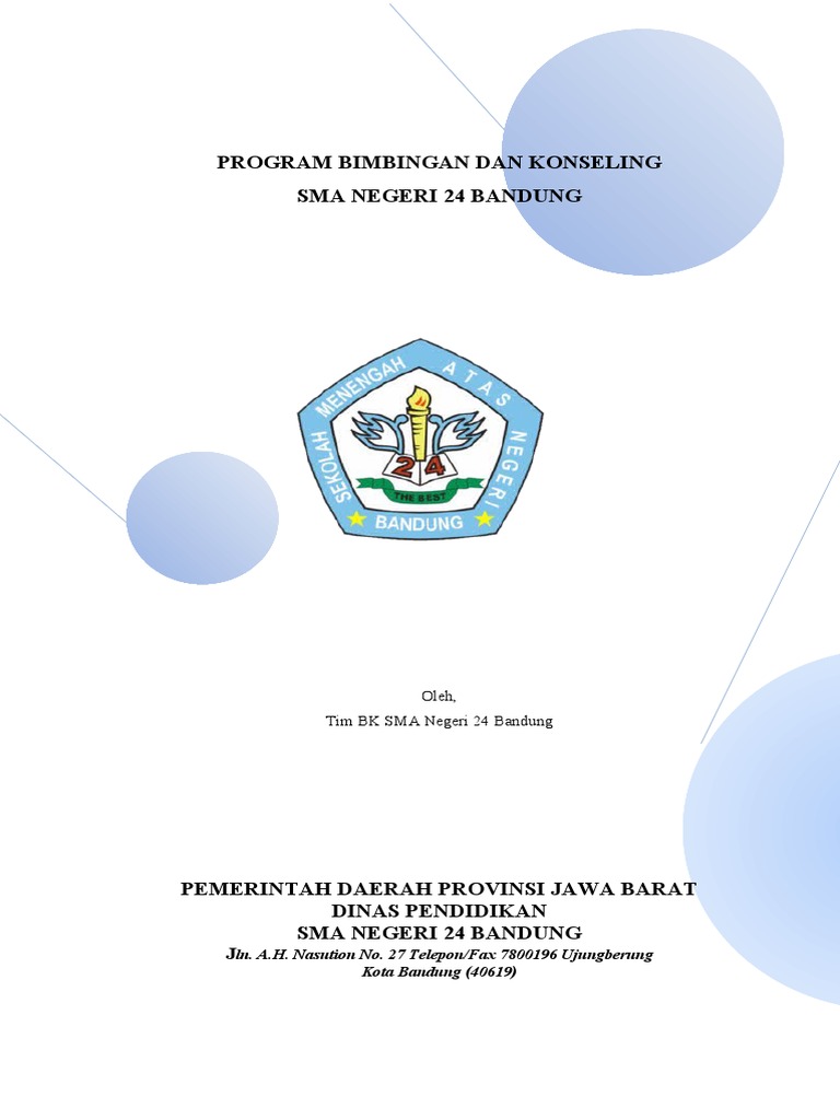Program Umum Bimbingan Dan Konsleing Sma Negeri 24 Bandung 2021-2022 | PDF