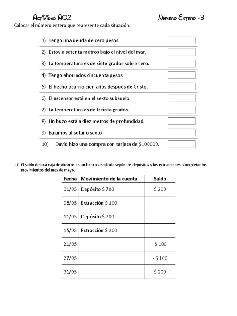 A02 NumeroEntero3 | PDF