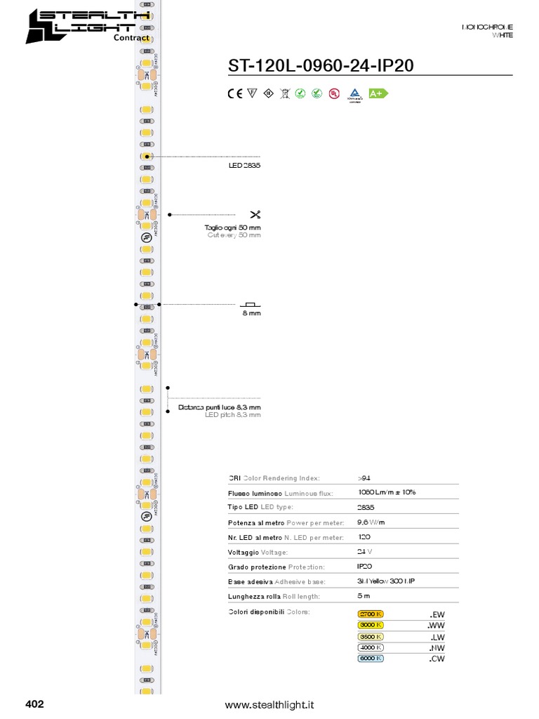 ST-120L-0960-24-IP20: WWW - Stealthlight.it | PDF