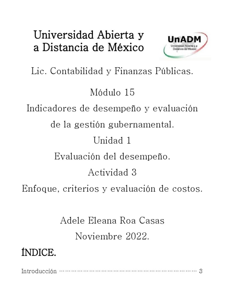 A3 Adele Roa | PDF | Evaluación | Planificación