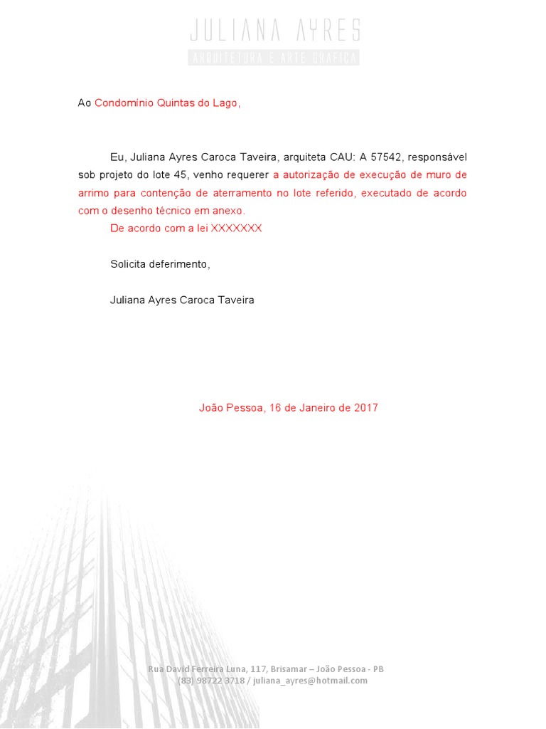 Modelo de Requerimento | PDF