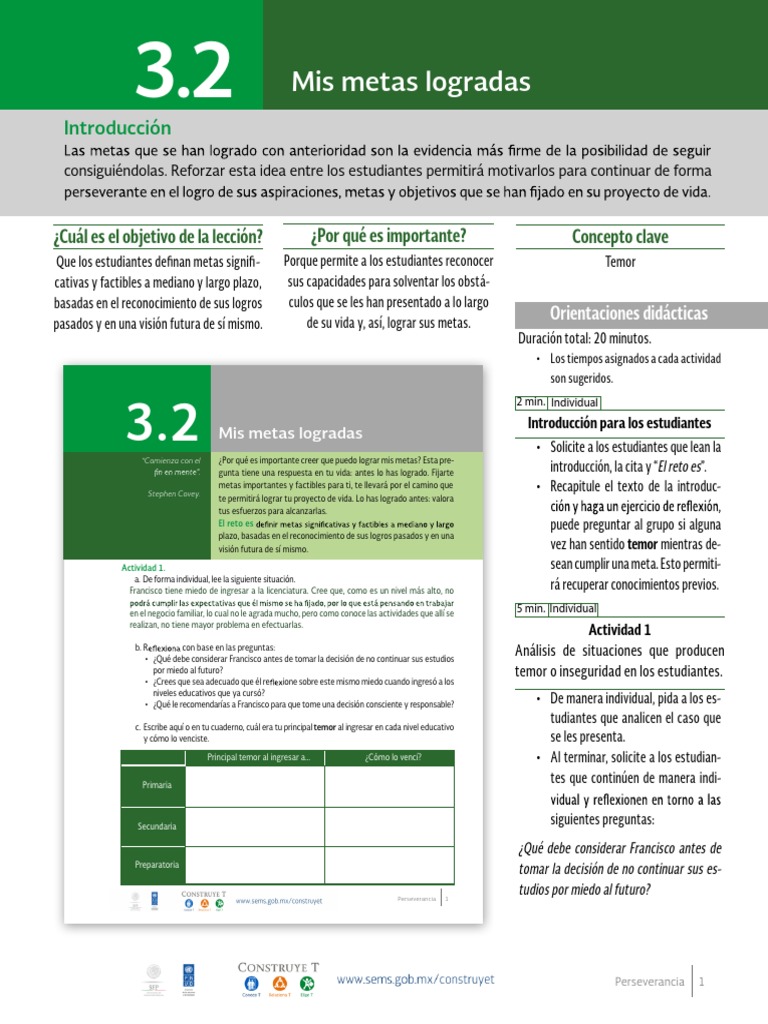 Mis Metas Logradas: Introducción | PDF | Temor | Sicología