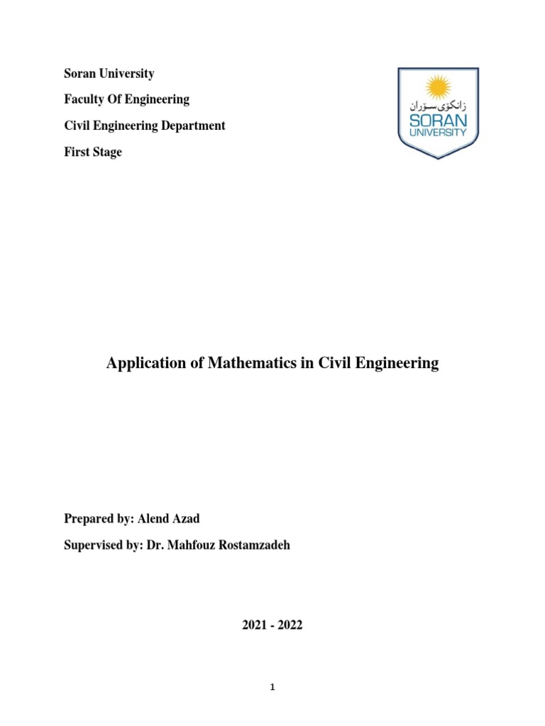 Report. Math 1. | PDF | Mathematical Analysis | Equations