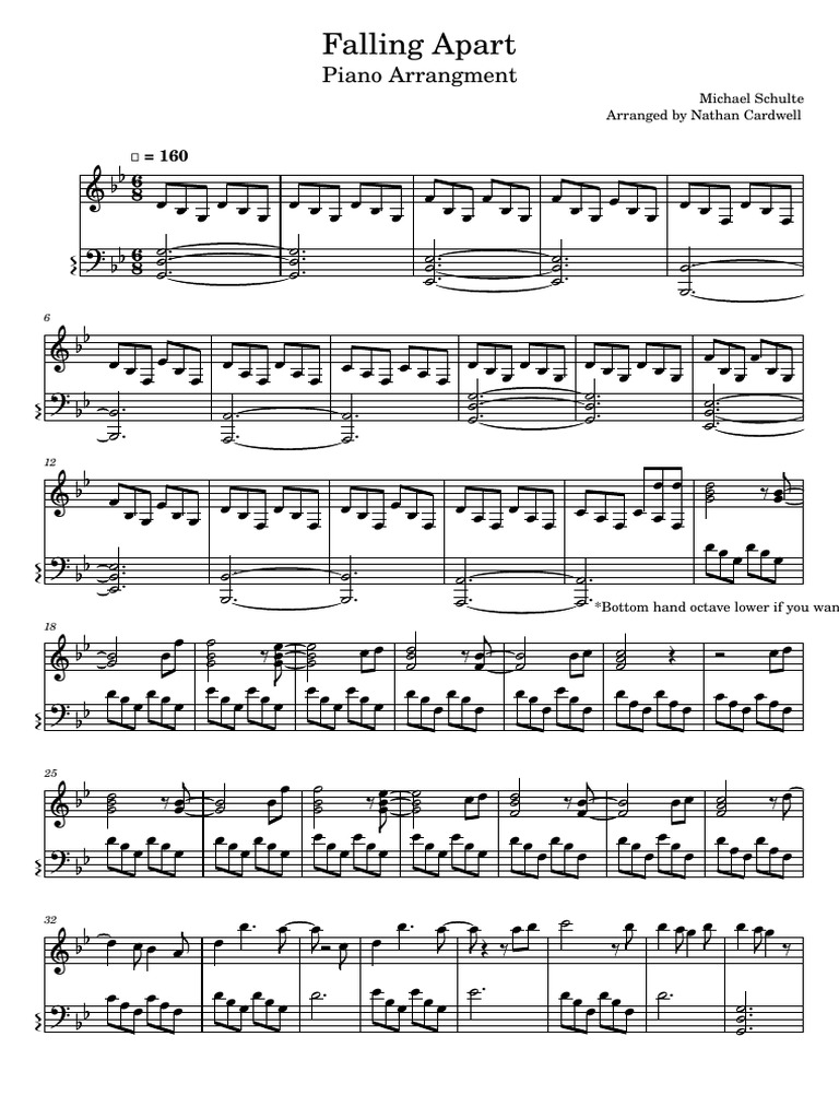 Falling Apart Michael Schulte | PDF