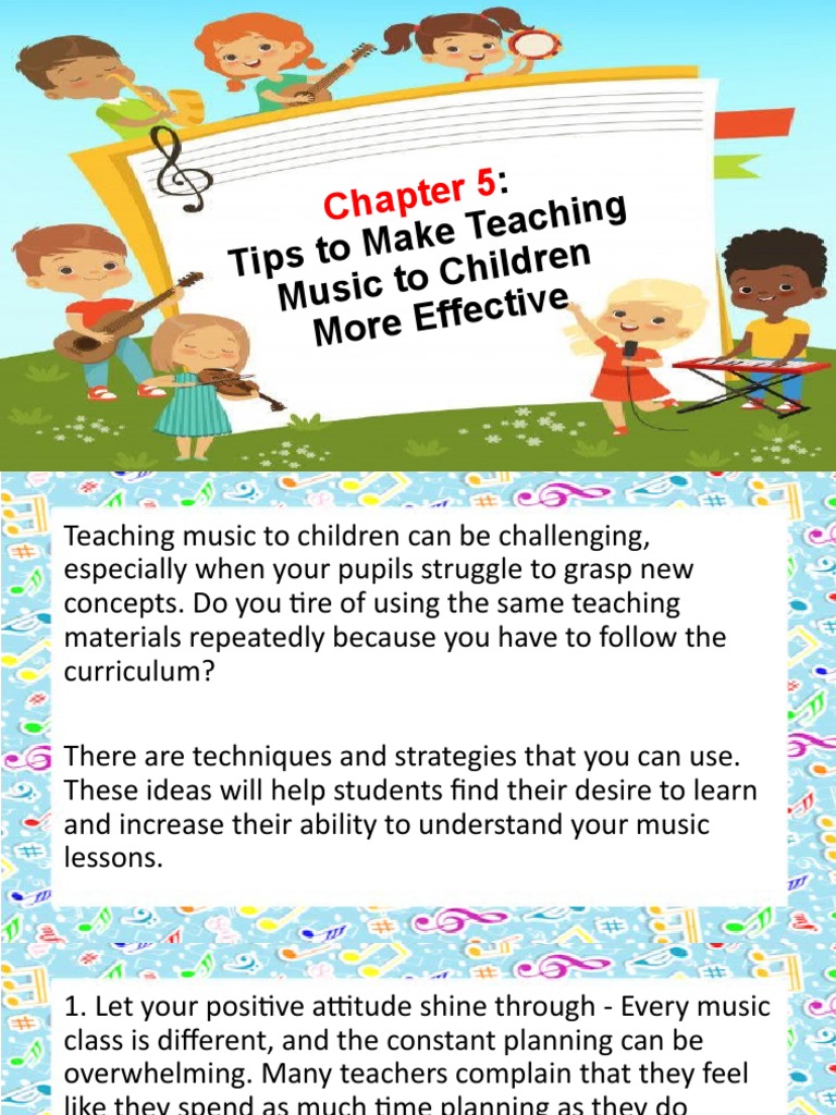 Chapter 5 Music | Download Free PDF | Teachers | Learning