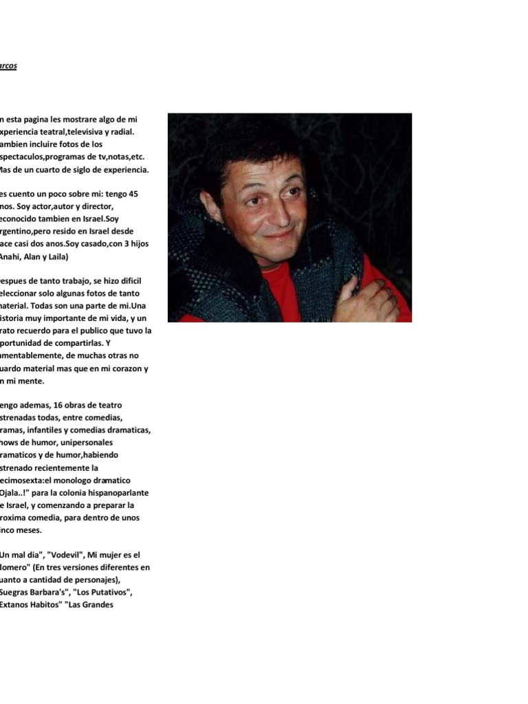 Hugo Daniel Marcos | PDF | Amor