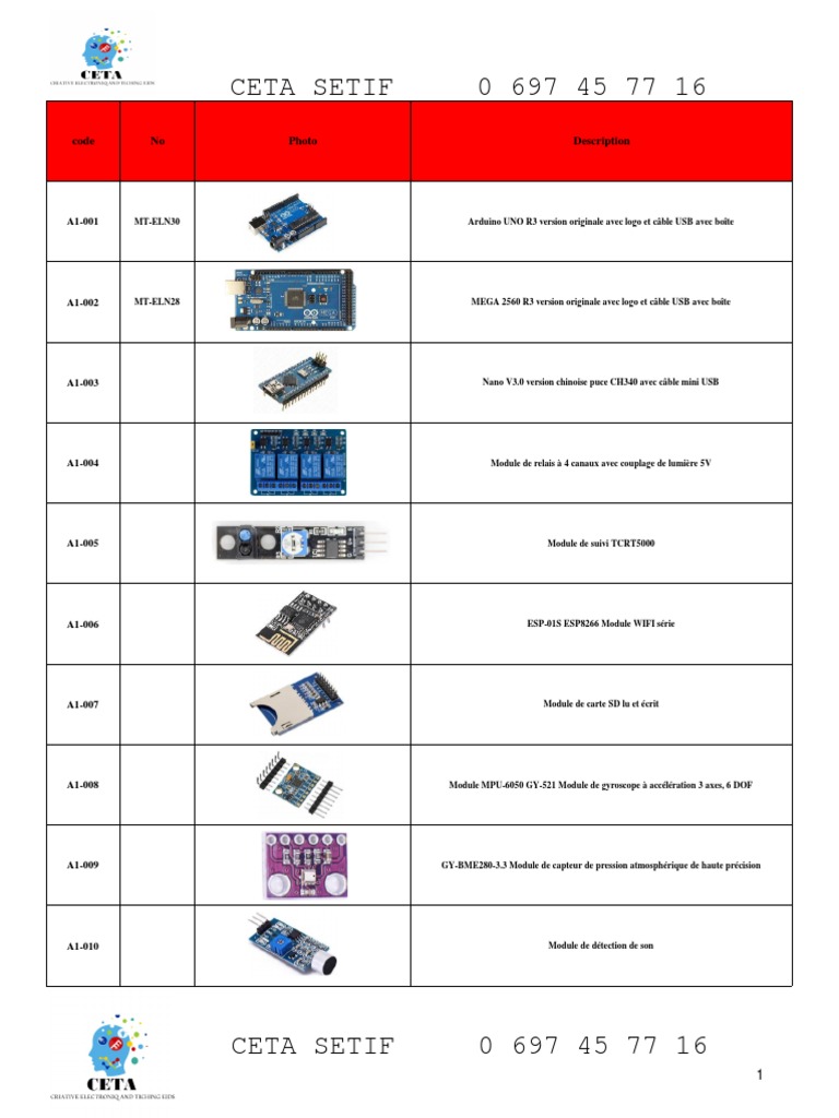Ceta 2023 | Download Free PDF | Circuit imprimé | Arduino