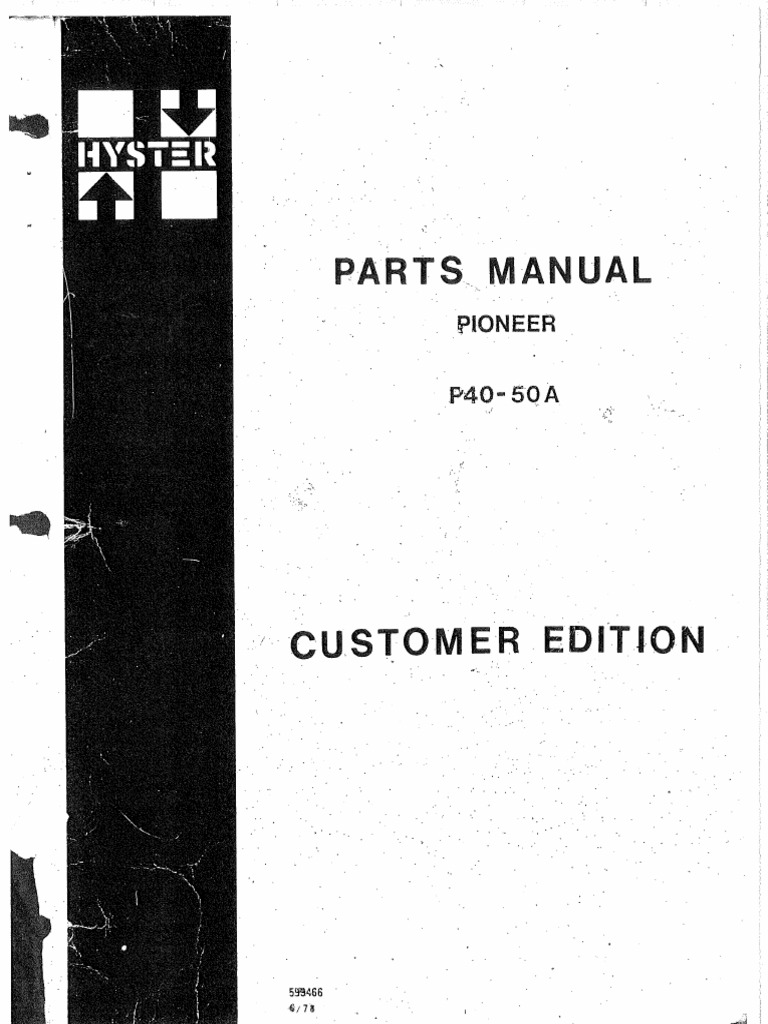 Hyster P50a | PDF