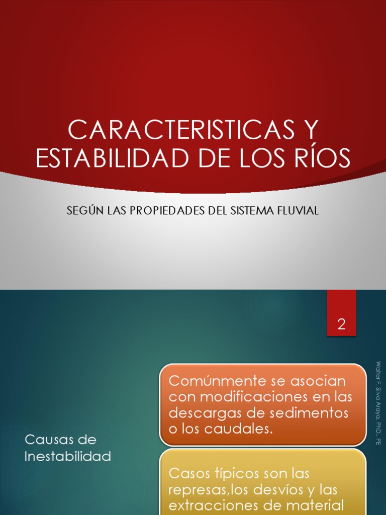 2-Caracteristicas y Estabilidad de Los Ríos | PDF