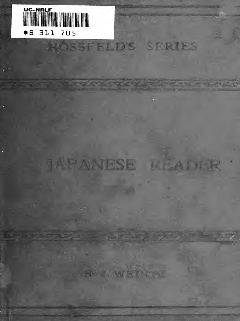 Japanese Reader Graduated Series | PDF | Grammatical Conjugation ...