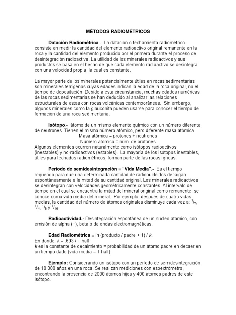 4 - Radiometria y Paleomagnetismo | PDF | Campo magnético de la tierra ...