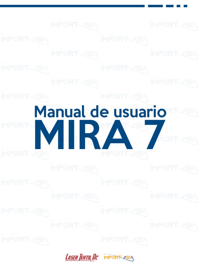 Manual de Usuario MIRA 7 Laser | PDF | Diseño | Software