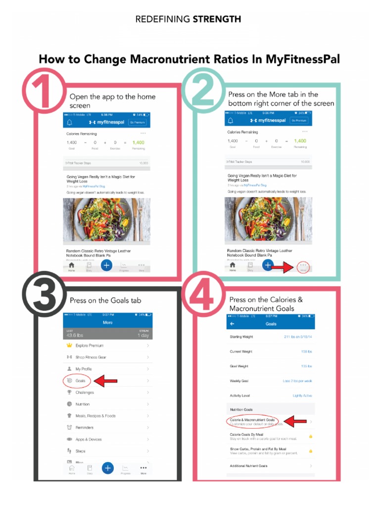 Using My Fitness Pal | PDF | Nutrients | Diet & Nutrition