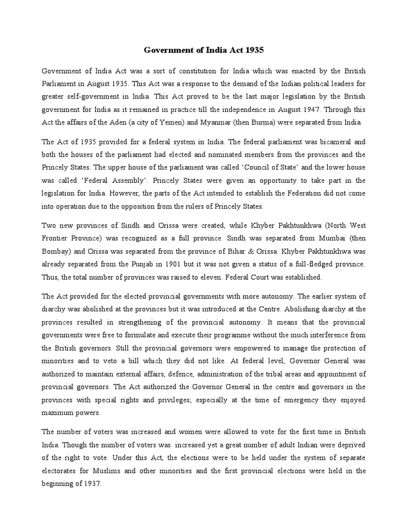 Provincial Elections of 1937: A Turning Point that Strengthened Muslim ...