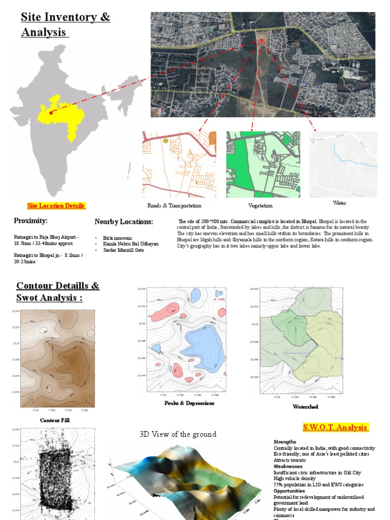 Site Inventory & Analysis: Proximity: Nearby Locations | PDF ...