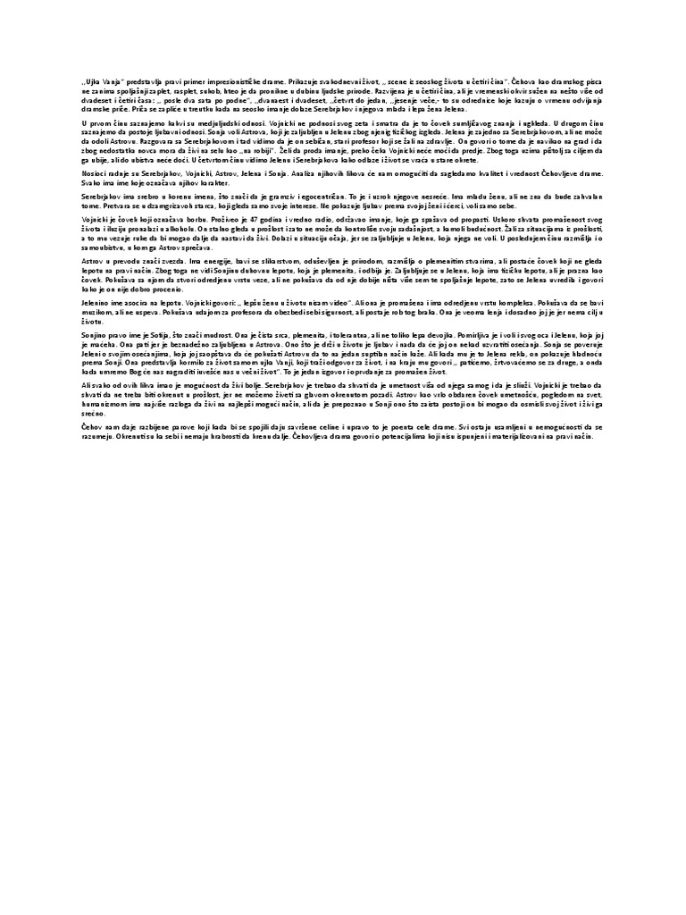 Ujka Vanja | PDF