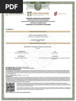 Certificado Cecyte | PDF