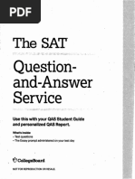 PSAT Test 1 Answer Key | PDF