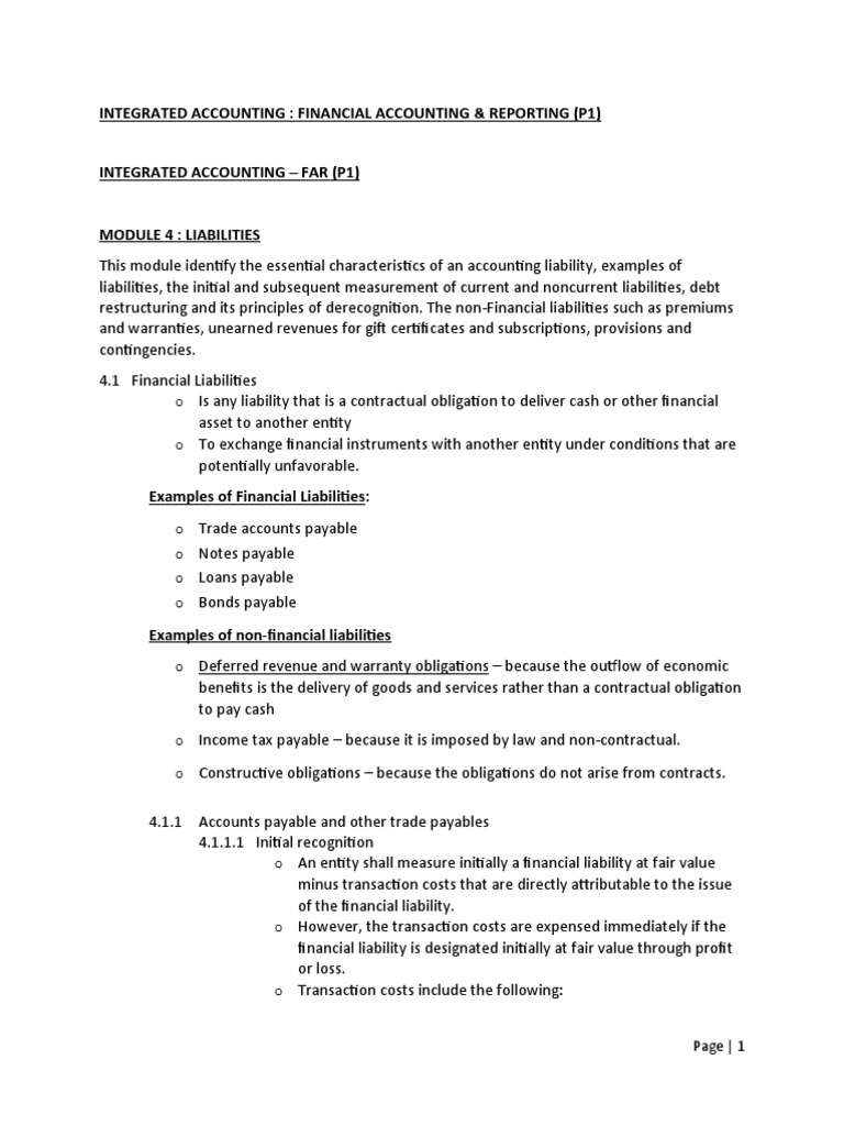 Integrated Accounting: Financial Accounting & Reporting (P1) Integrated ...