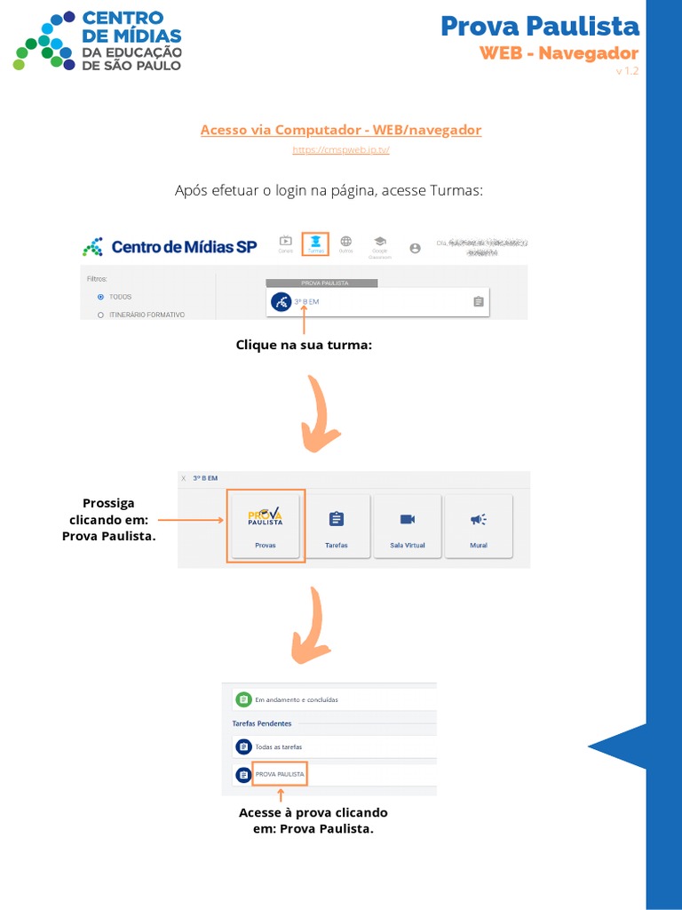 CMSP Prova Paulista WEB | PDF