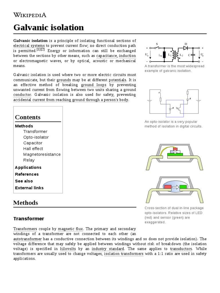 Galvanic Isolation | PDF | Physical Sciences | Building Engineering