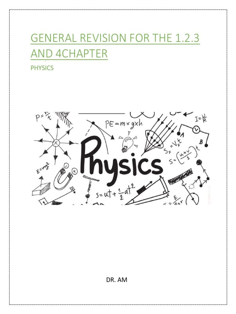 General Revision Physics (Chapter 1,2,3and4) | PDF | Elasticity (Physics) | Deformation ...