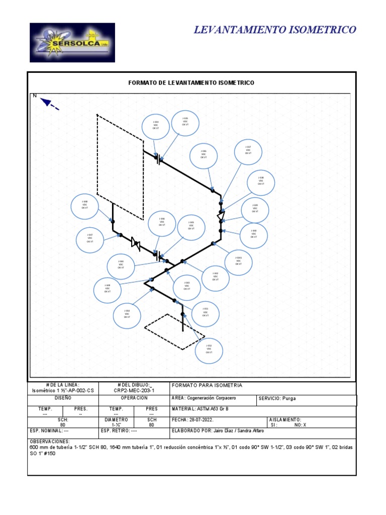 Levantamiento Isometrico 016 | PDF