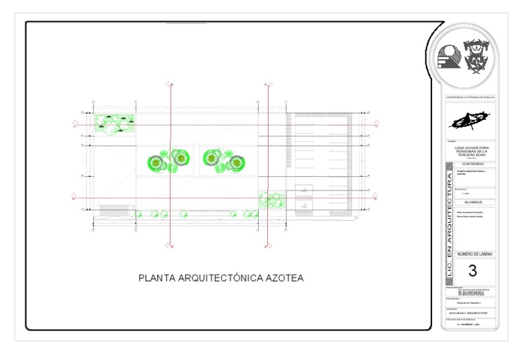03 - Planta Arquitectonica Azotea | PDF